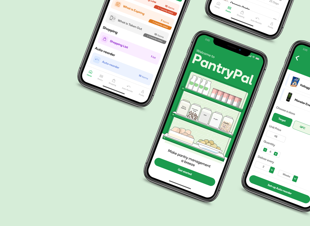 PantryPal: The Smart Pantry Management App | User Experience Design | Aster Li